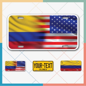 Custom Colombian License Plate for Cars, Trucks, Motorcycles, Bicycles ...