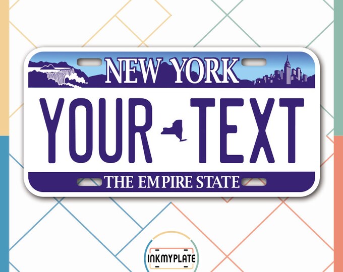 Choice of New York License Plate Vintage NY 1964, 1965, 1962, 1958 ...