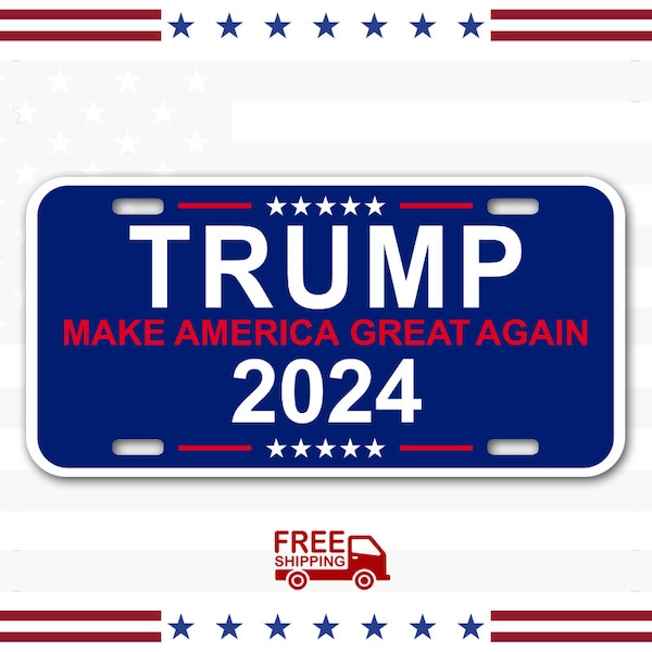 Trump License Plate Fight - Etsy