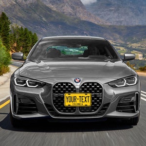 Custom Colombian License Plate for Cars, Trucks, Motorcycles, Bicycles ...