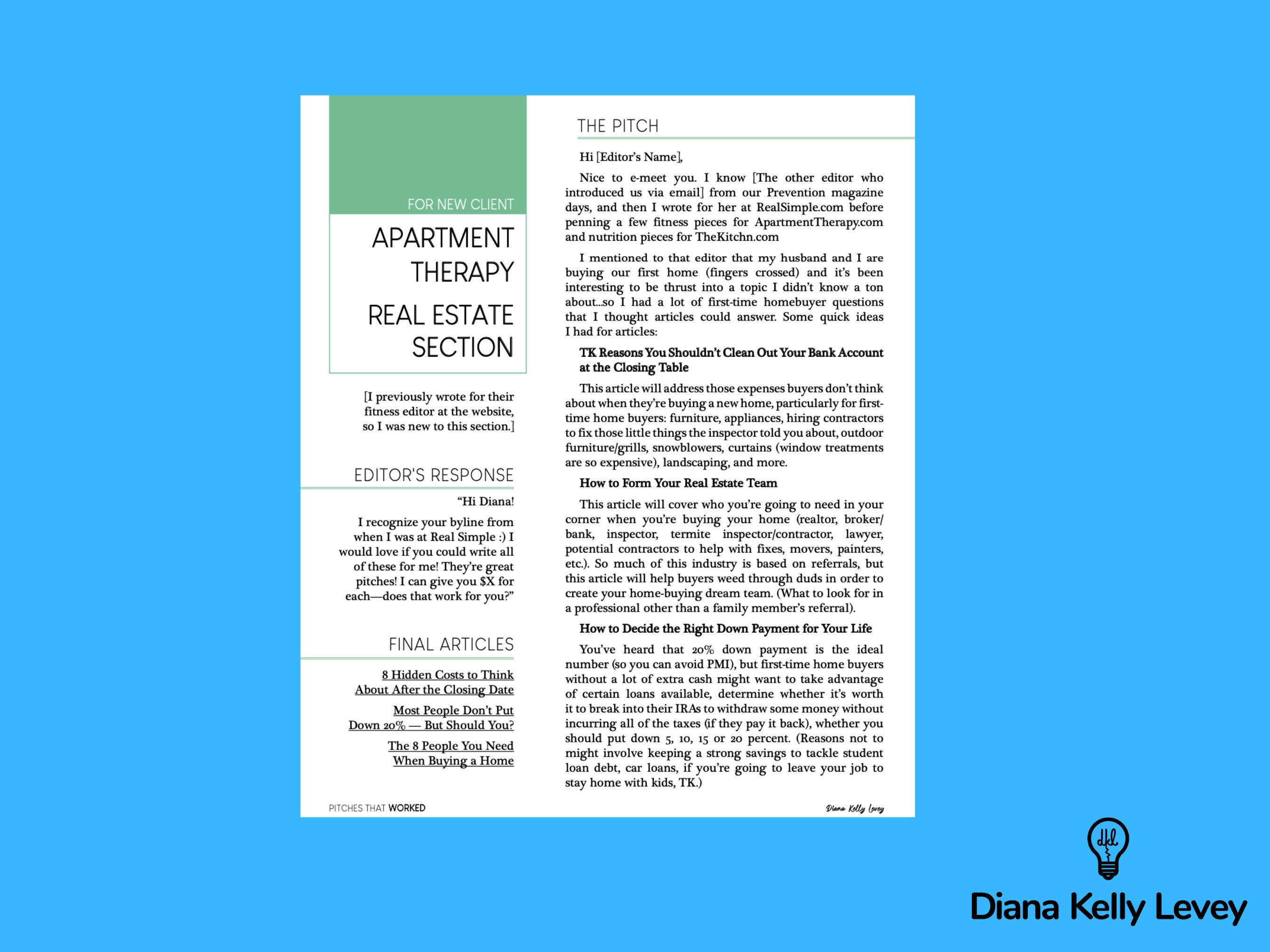 10 Freelance Article Pitch Template Examples Freelance Writing Pitches ...