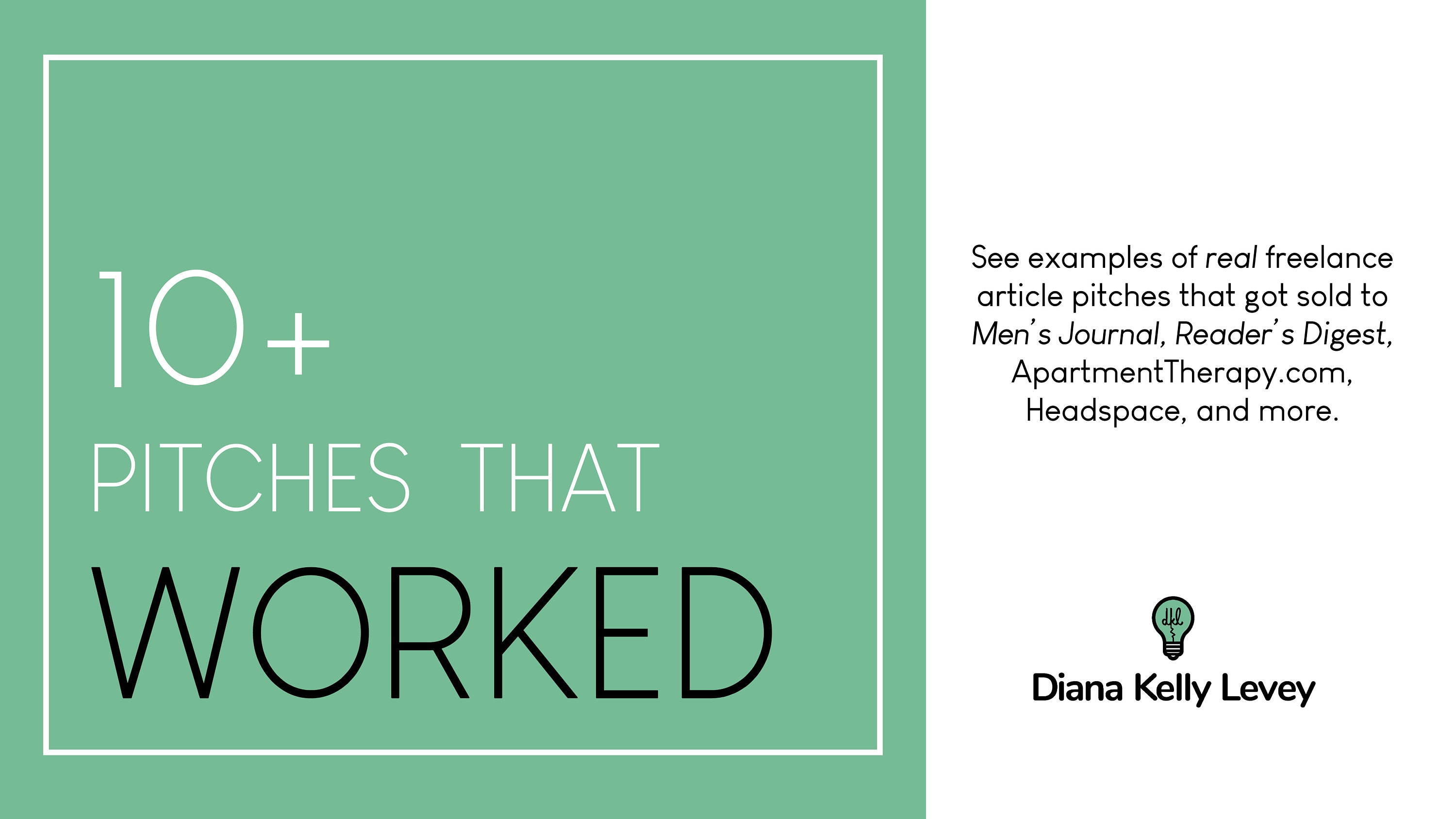 10 Freelance Article Pitch Template Examples Freelance Pitching Writing ...