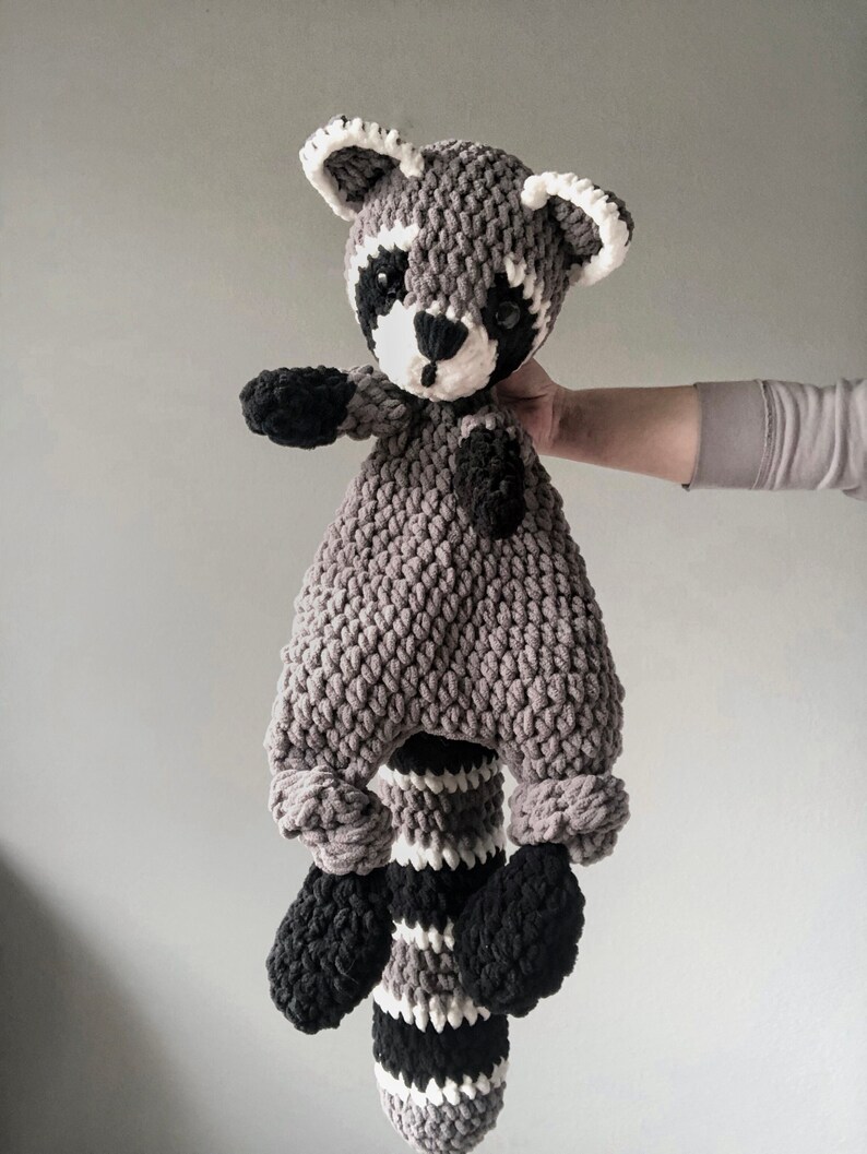Extra Large Raccoon Snuggler Extra Large Raccoon Lovey - Etsy