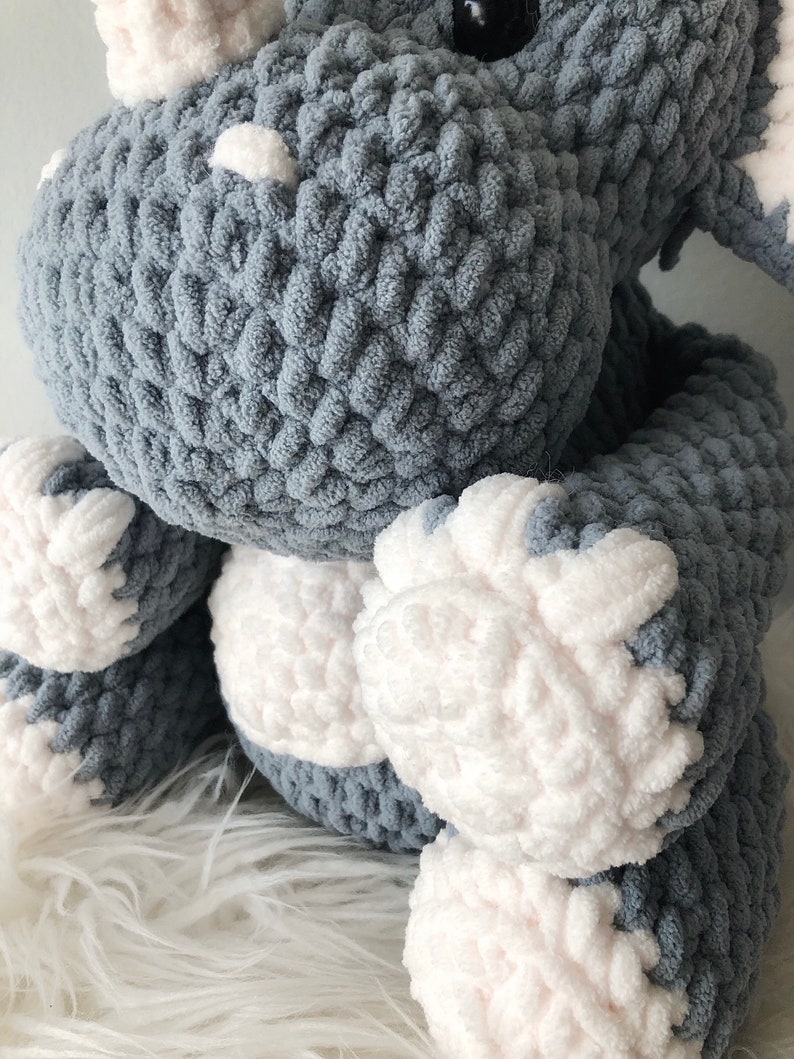 Extra Large Dinosaur Stuffie Dino Chubby Plush Triceratops - Etsy