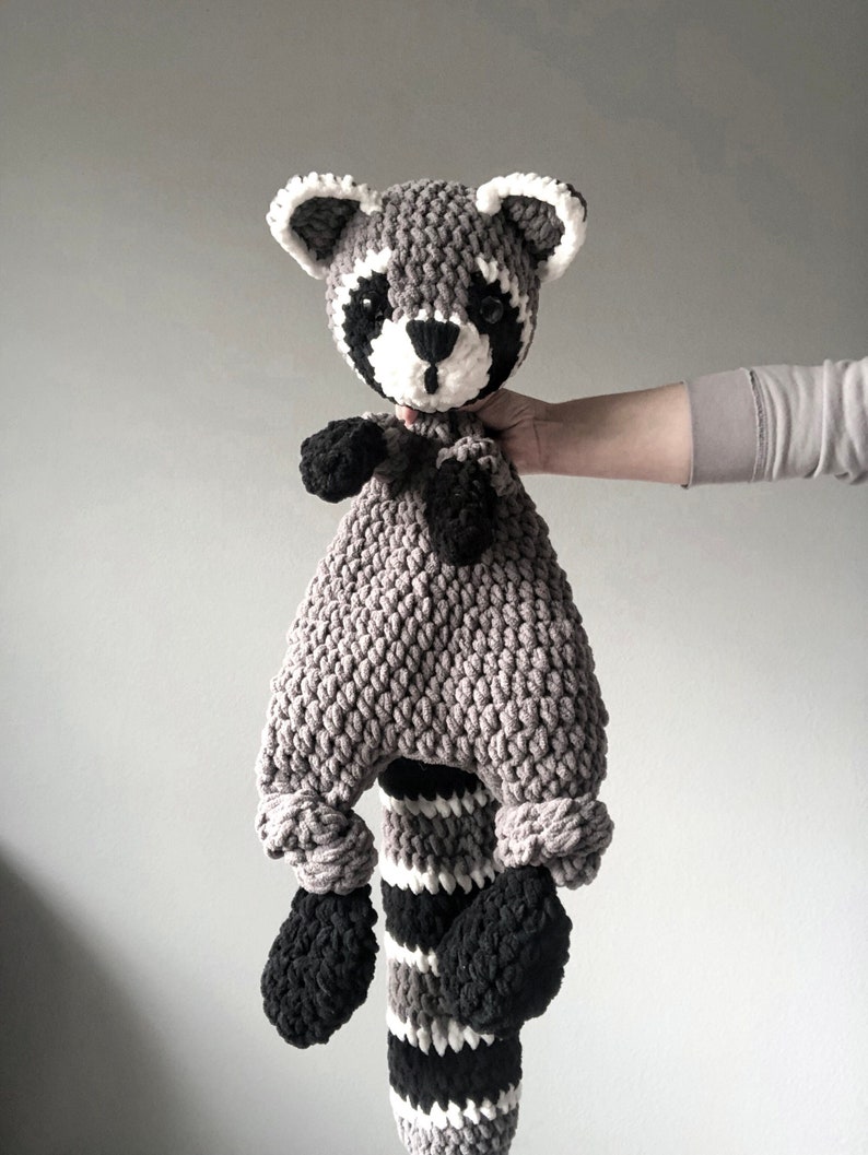 Extra Large Raccoon Snuggler Extra Large Raccoon Lovey - Etsy