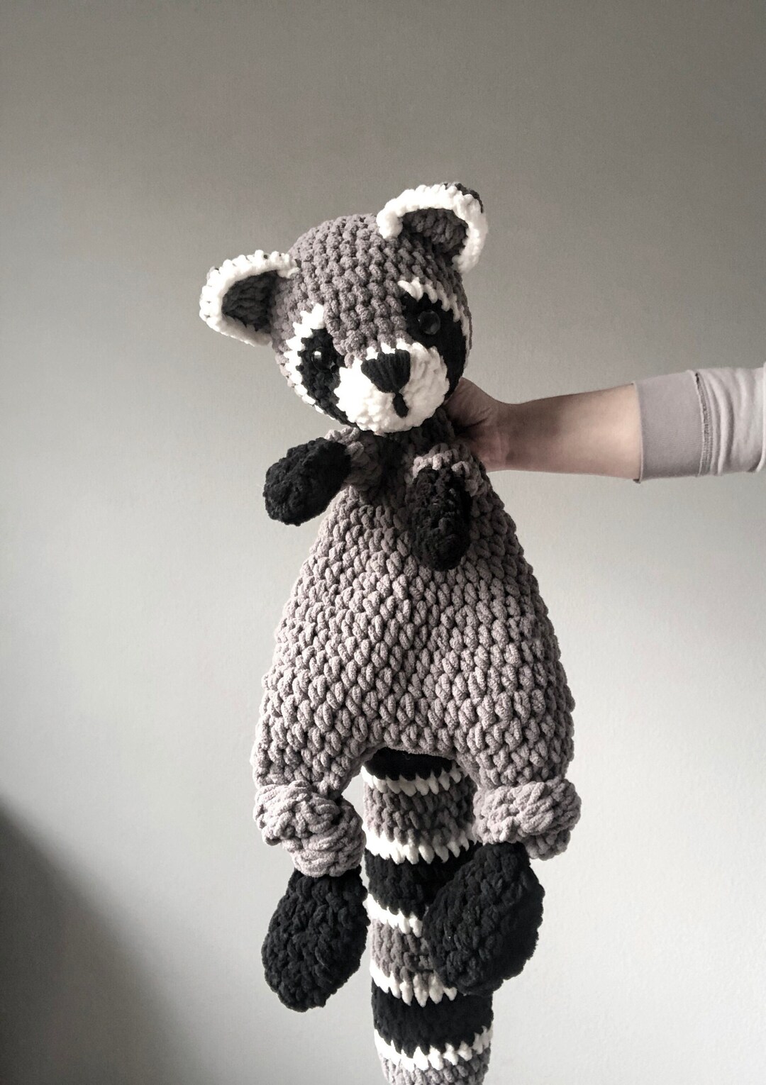 Extra Large Raccoon Snuggler Extra Large Raccoon Lovey - Etsy
