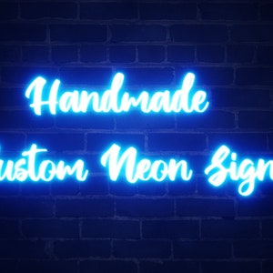 Handmade Custom Neon Sign, Handmade Wedding Neon Sign, Handmade Baby ...