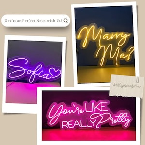Wedding Backdrop Neon Sign,neon Sign Gift, Last Name Neon Sign, Wedding ...