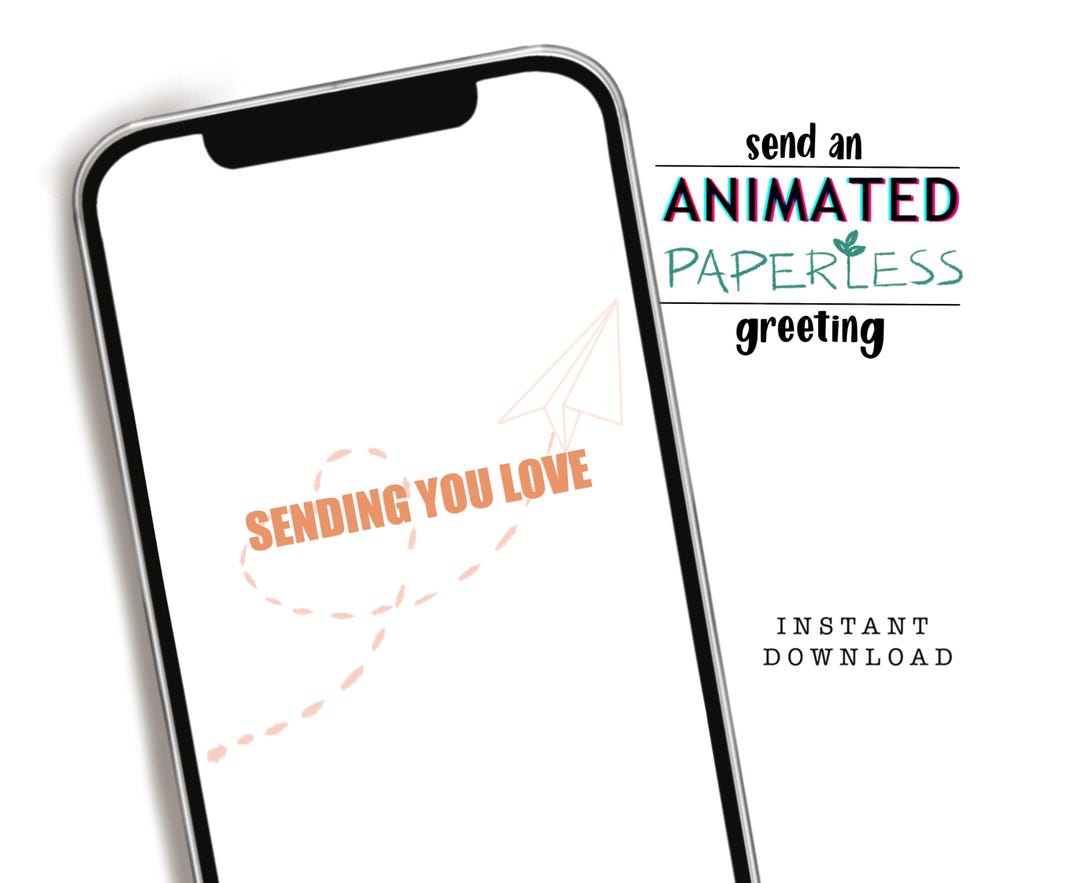 Sympathy Animated Card, Sending You Love Video Card, Sending You Hugs ...