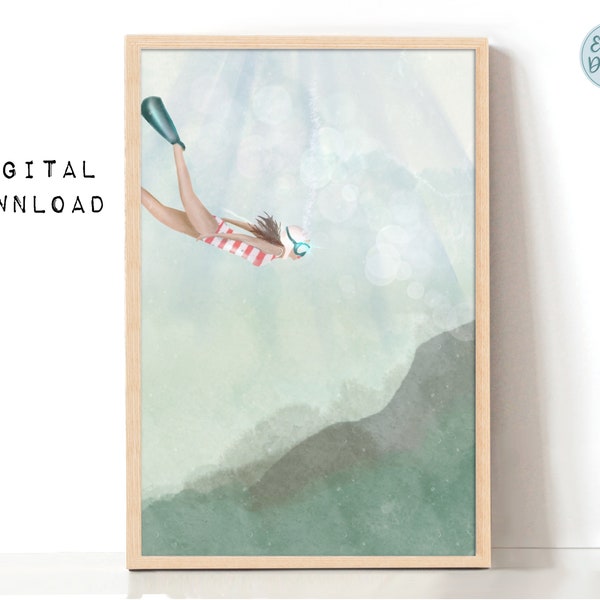 Scuba Dive Art - Etsy
