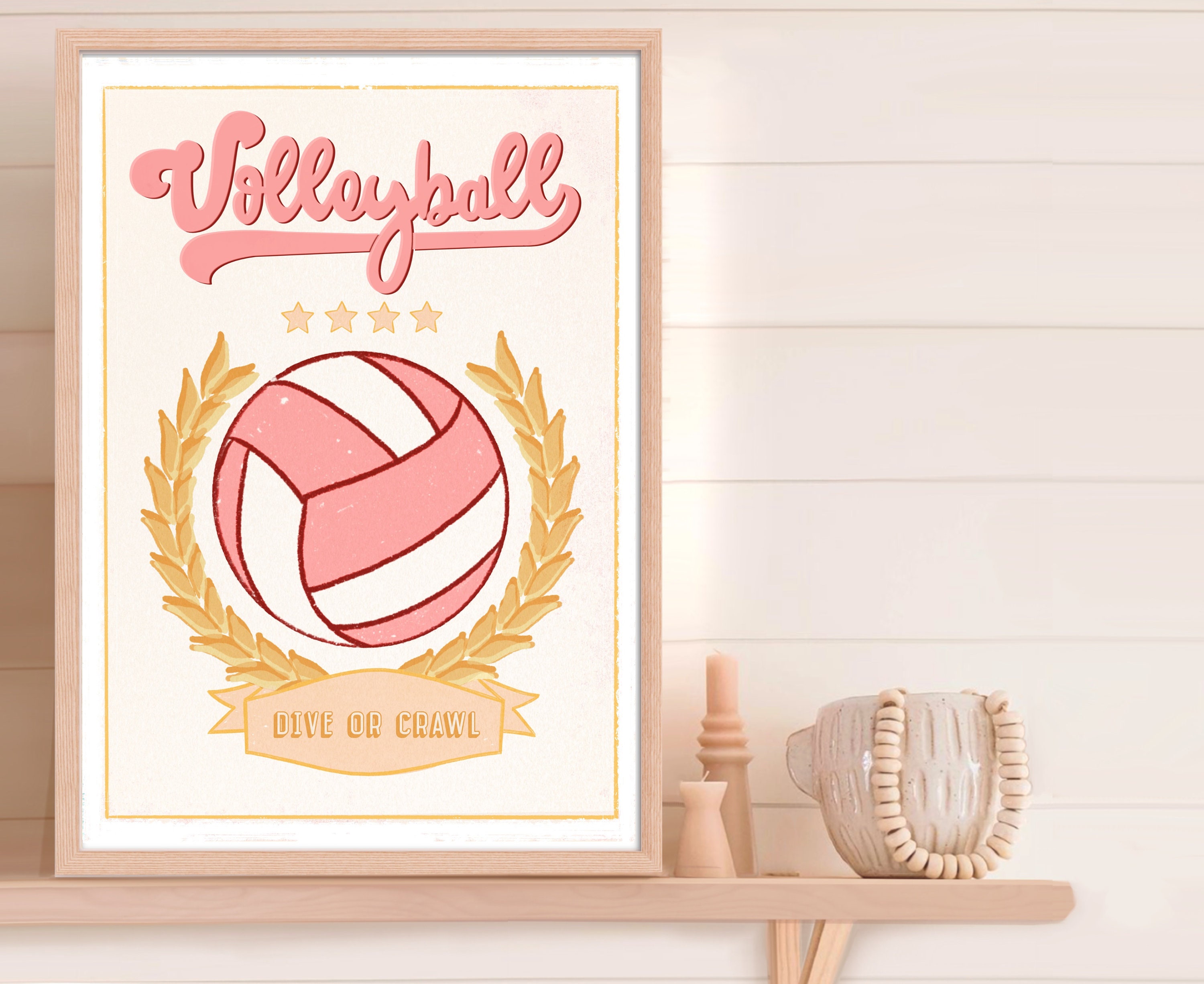 Cute Volleyball Posters