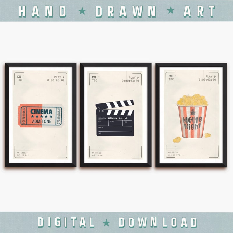 Movie Theater Decor - Etsy