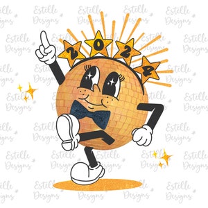 2024 Png Happy New Year PNG Disco Ball Png New Years Png - Etsy