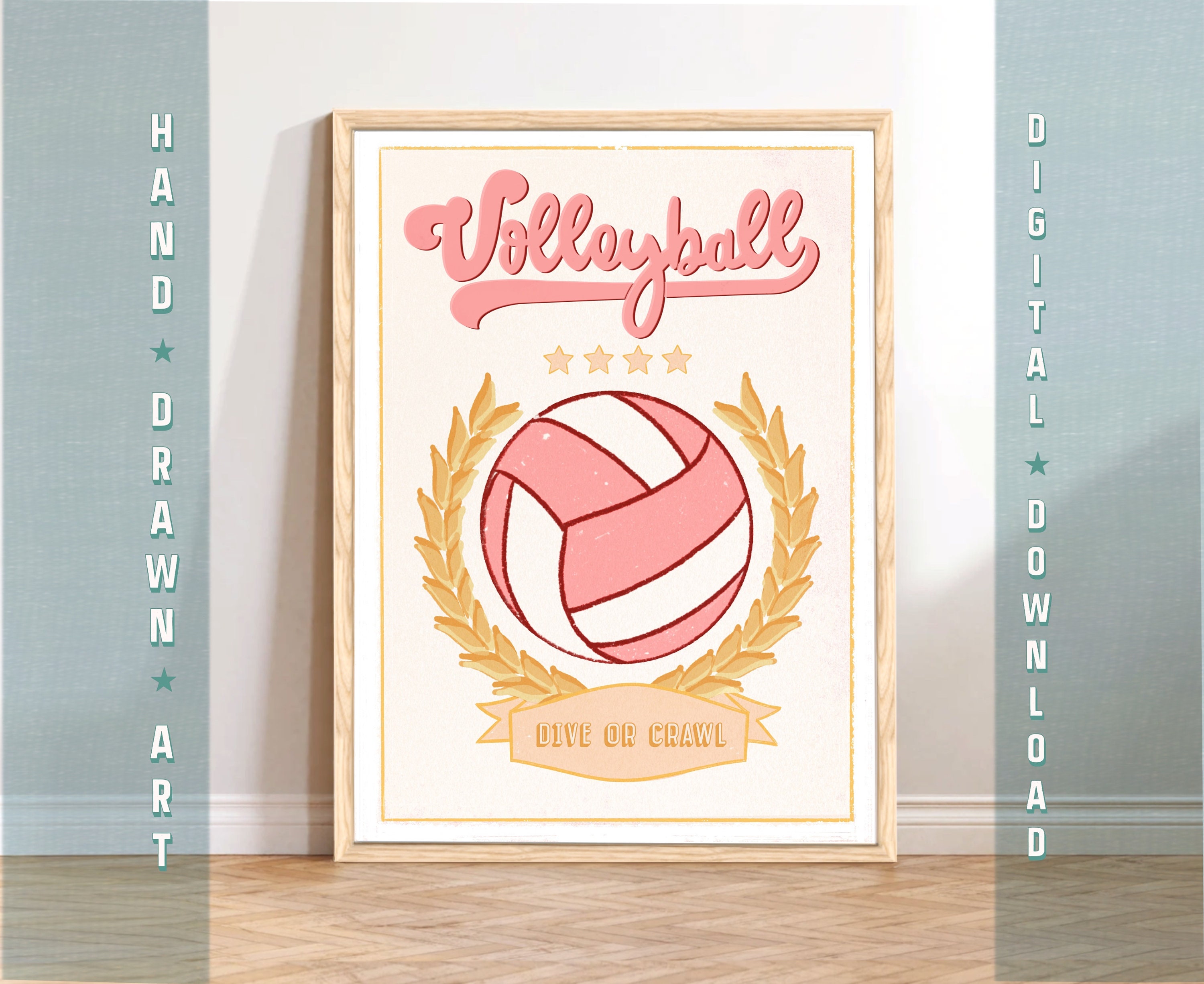 Cute Volleyball Posters