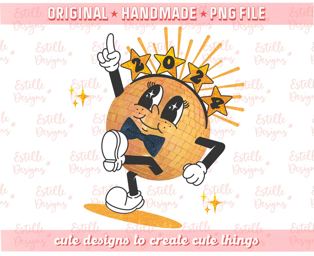 2024 Png, Happy New Year PNG, Disco Ball Png, New Years Png, New Years ...