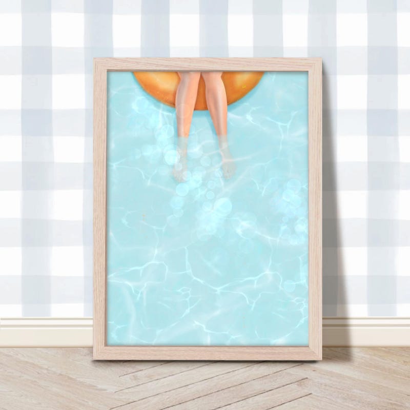 Swimming Pool Art - Etsy