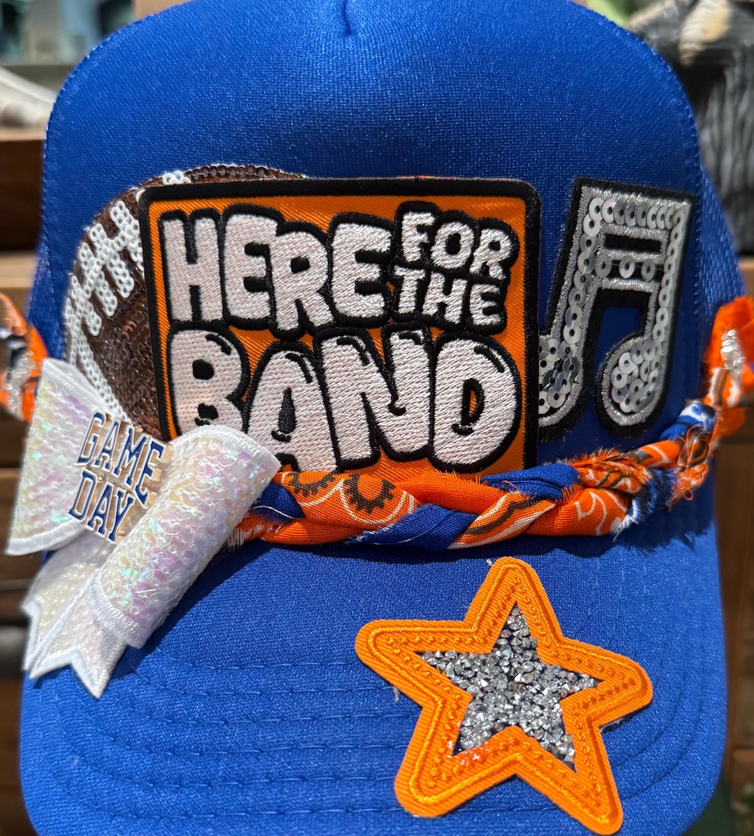 Royal Blue HERE FOR the BAND Trucker Hat - Etsy