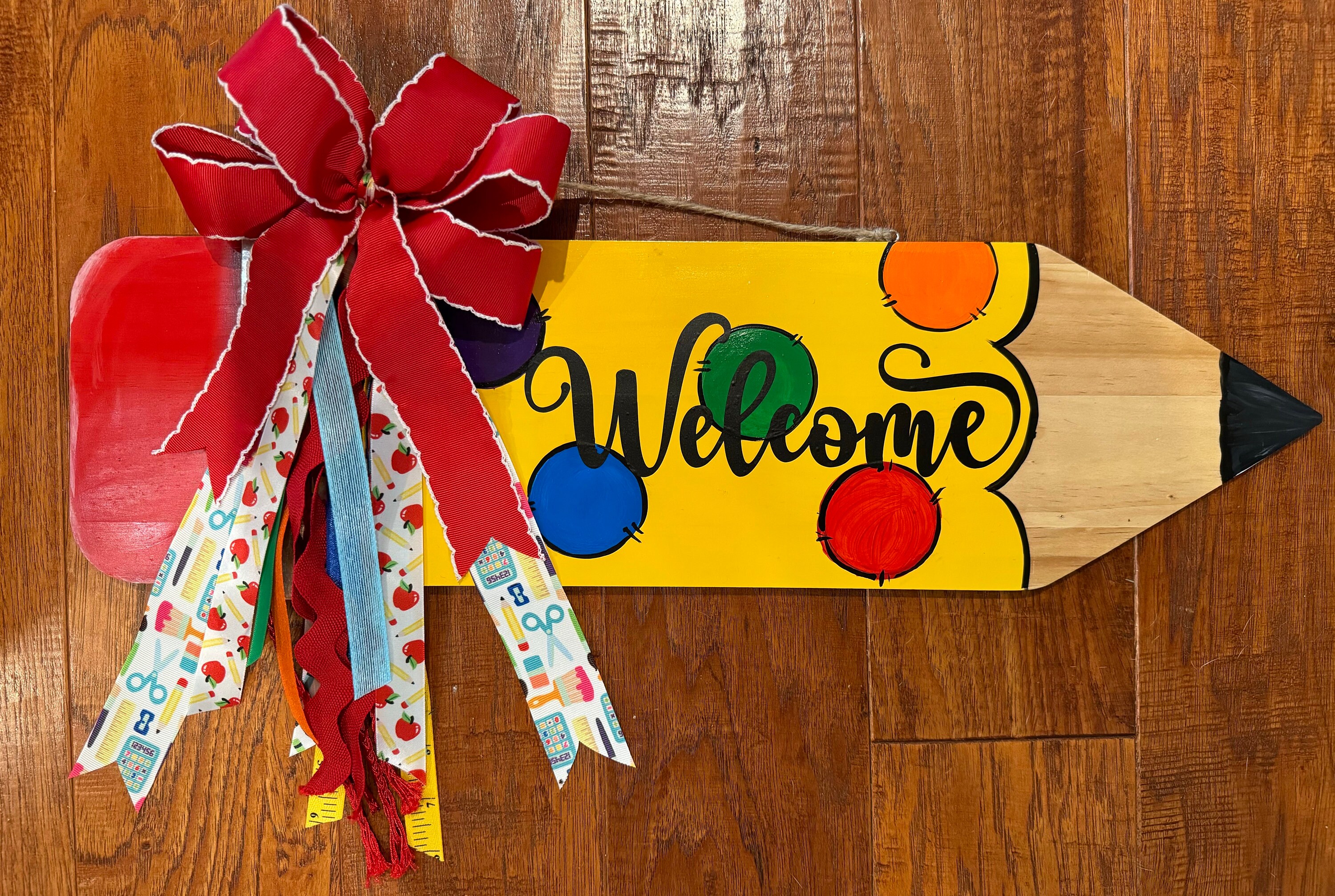 Pencil Welcome Sign - Etsy