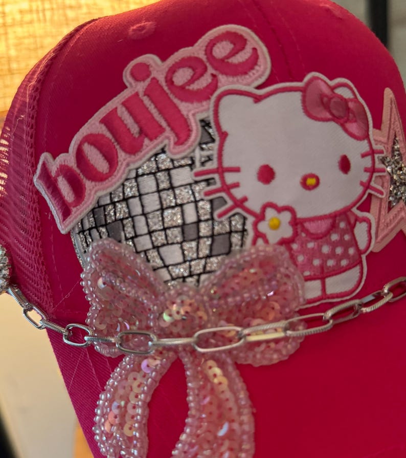 HK Trucker Hat in Pink - Etsy