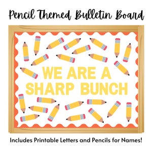 Back to School Bulletin Board I Pencil Themed Bulletin Board I Pun ...