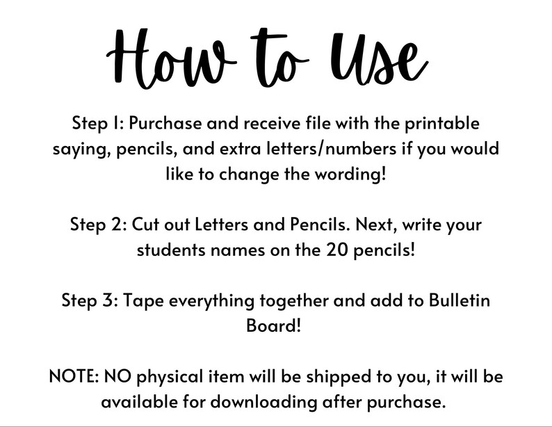 Back to School Bulletin Board I Pencil Themed Bulletin Board I Pun ...