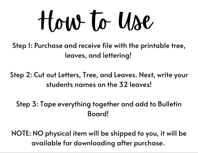 Back to School Bulletin Board I Tree Themed Bulletin Board I Pun ...