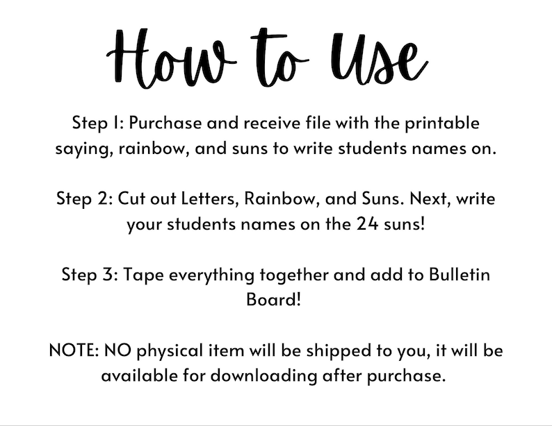 Back to School Bulletin Board I Rainbow Themed Bulletin Board I Pun ...