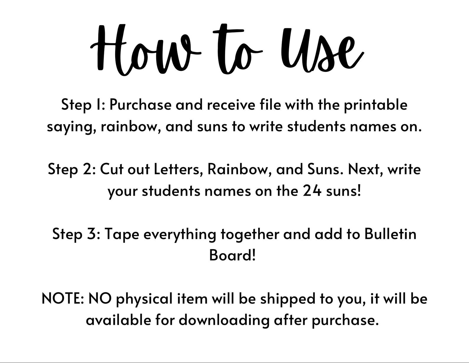 Back to School Bulletin Board I Rainbow Themed Bulletin Board - Etsy