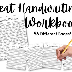 Printable Handwriting Worksheets, Neat Handwriting Workbook ...