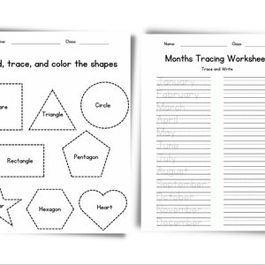 Printable Tracing Worksheets, Trace the Alphabet, Letters, Numbers ...