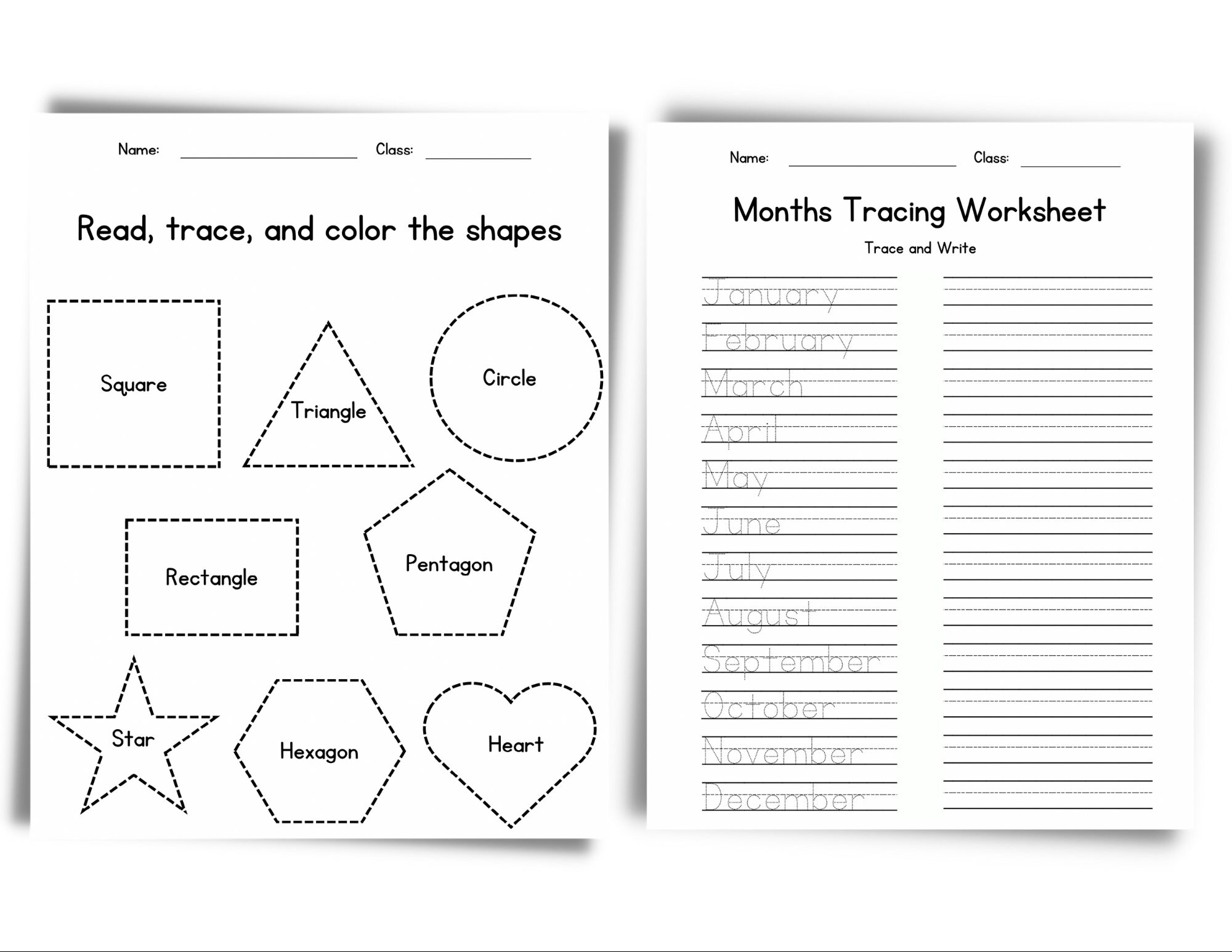 Printable Tracing Worksheets, Trace the Alphabet, Letters, Numbers ...