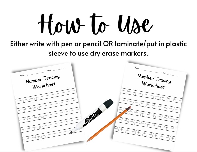 Printable Tracing Worksheets, Trace the Alphabet, Letters, Numbers ...