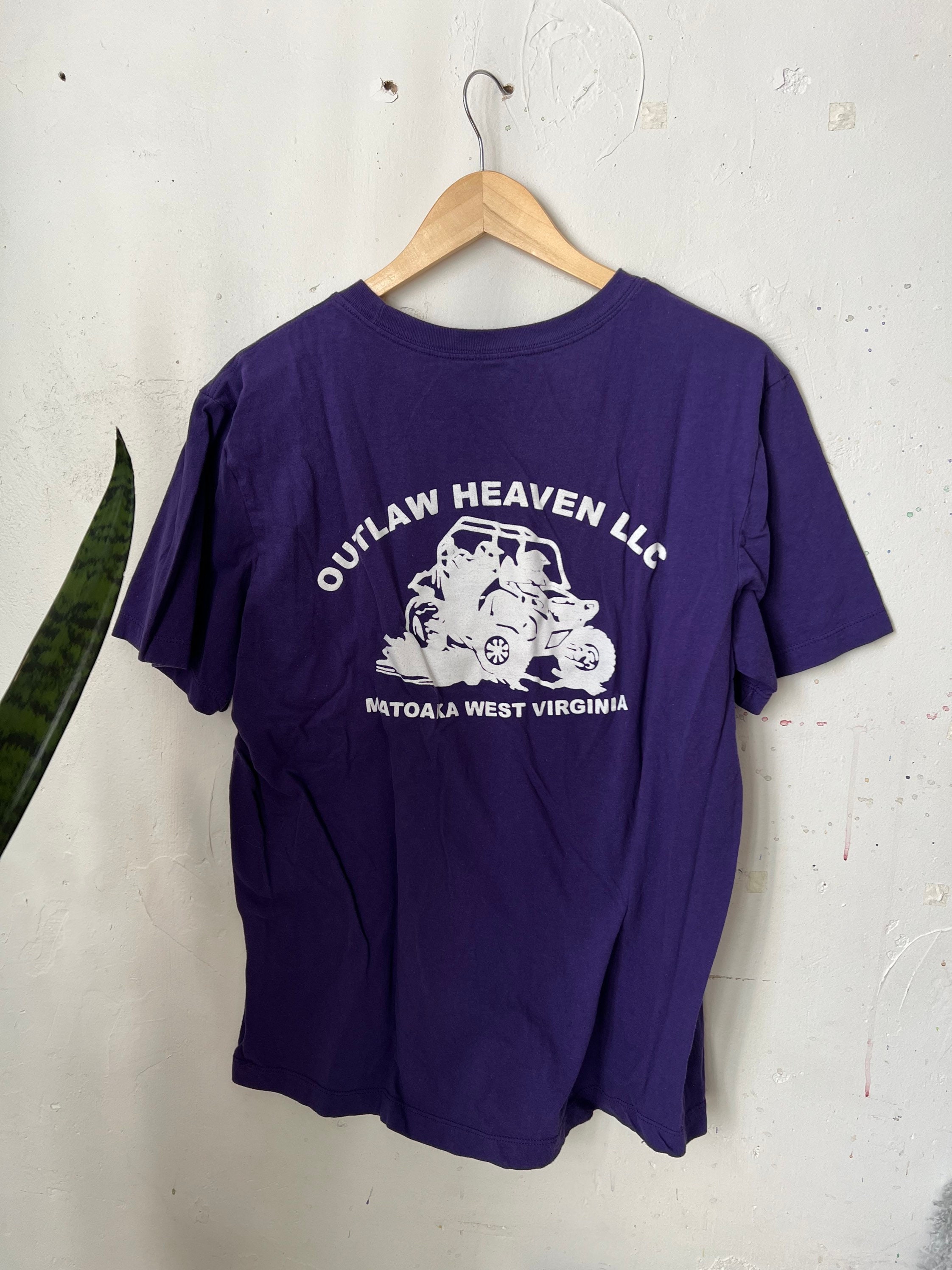 Outlaw Heaven Biker ATV Vintage Tee - Etsy
