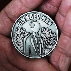 Slender Man Urban Legend Series Challenge Coin - Etsy