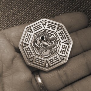 Spinning I Ching Coin Necklace: Solid Copper Chinese Divination Tool - Etsy