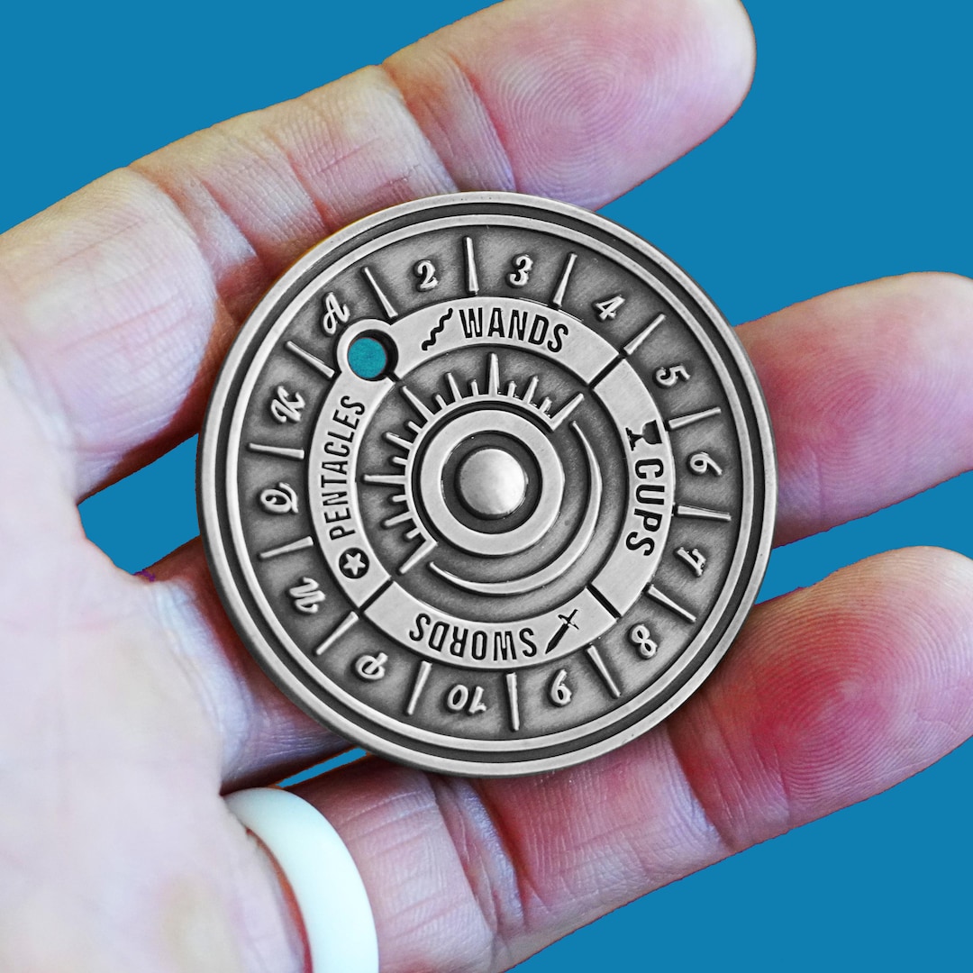 The Tarot Coin, Fully Functional Spinning Tarot Card Deck With All 78 ...