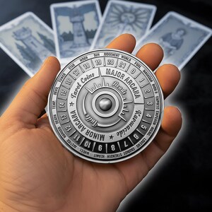 Spinning Tarot Disc Coin Deck: 78 Arcana Cards - Etsy