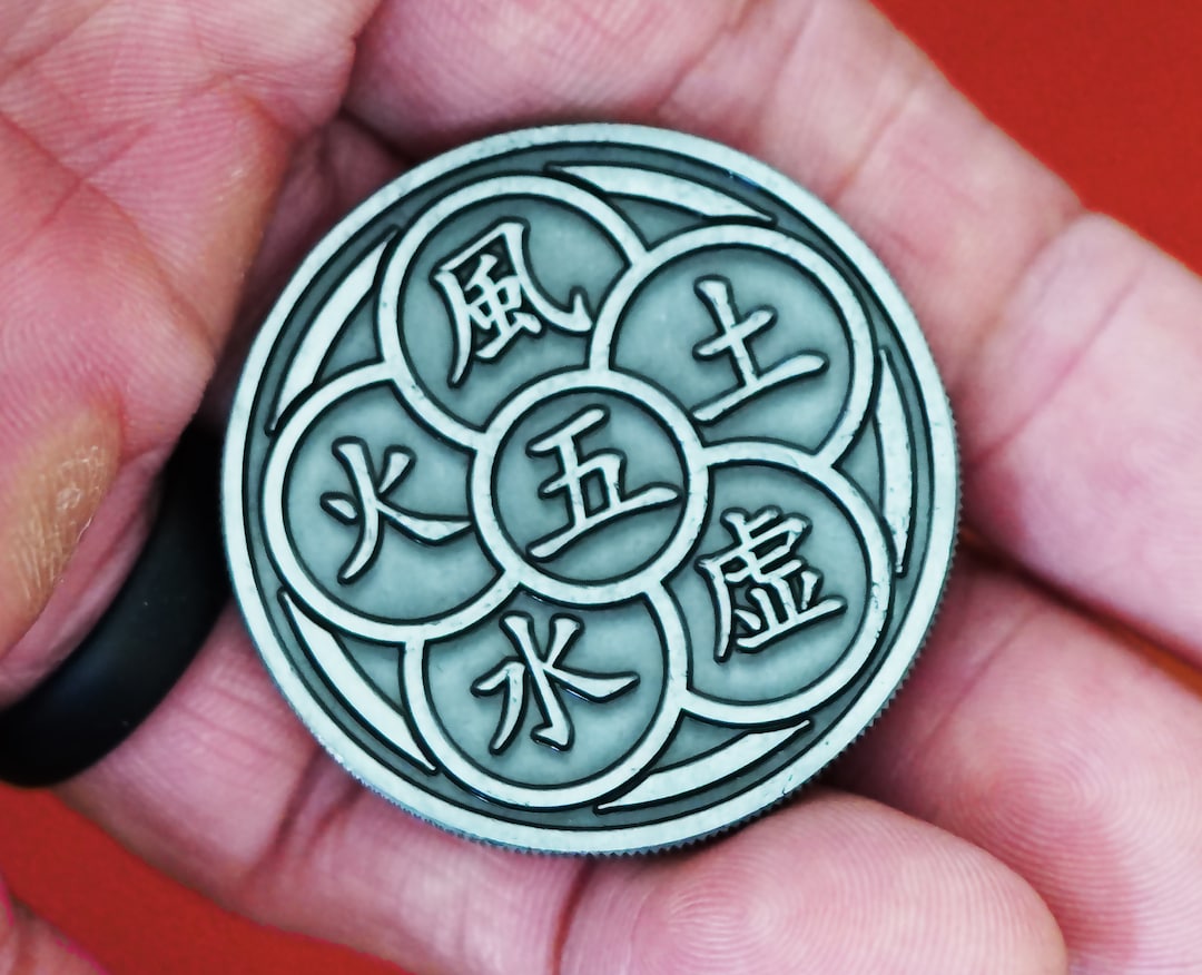 Miyamoto Musashi Coin, Go Rin No Sho Inspired Japanese Warrior Coin ...