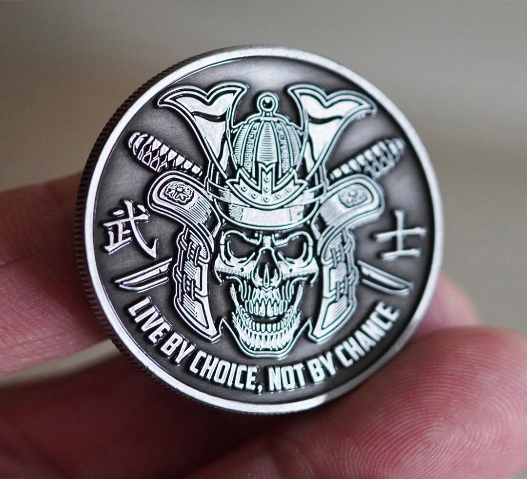 Miyamoto Musashi Challenge Coin, the Book of 5 Rings, Japanese Samurai ...