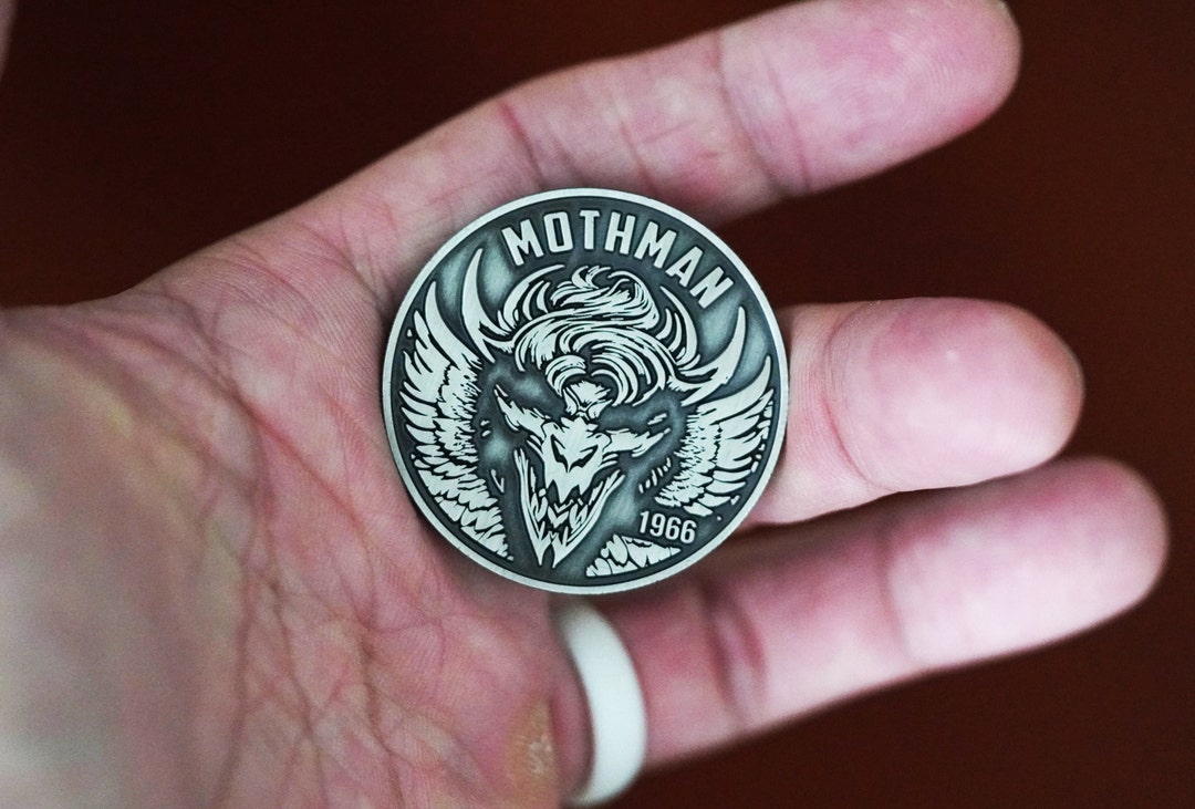 Mothman Urban Legend Series Challenge Coin - Etsy
