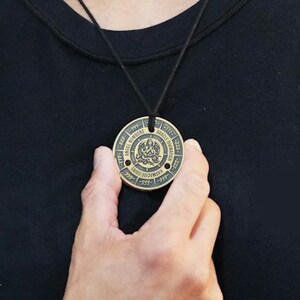 Angel Numbers Oracle Coin: Spinning Divination Tool With Leather ...