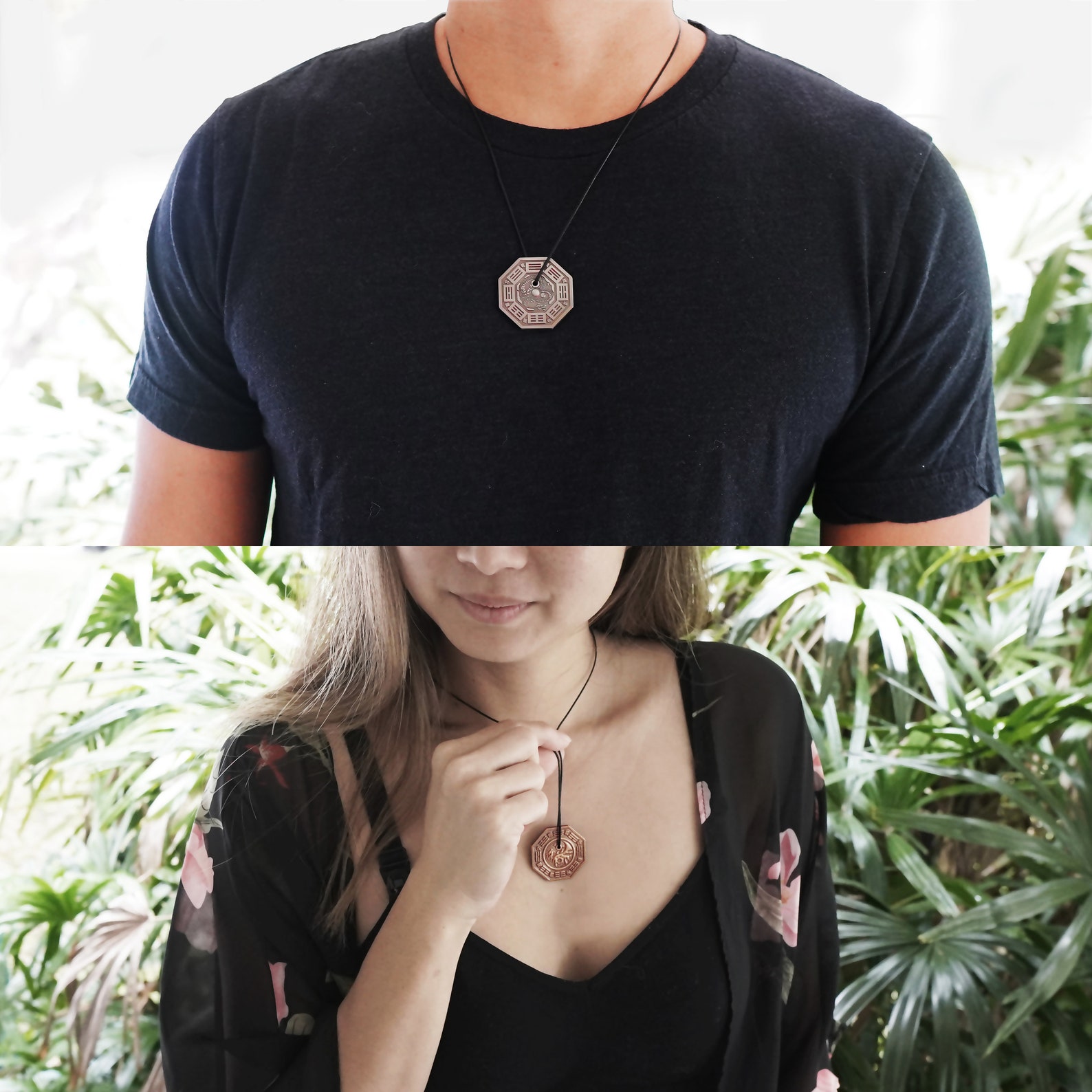Spinning I Ching Coin Necklace: Solid Copper Chinese Divination Tool - Etsy