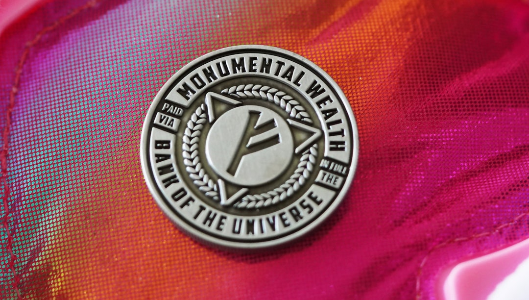 Law of Attraction Manifestation Tool - Wealth Rune Challenge Coin for ...