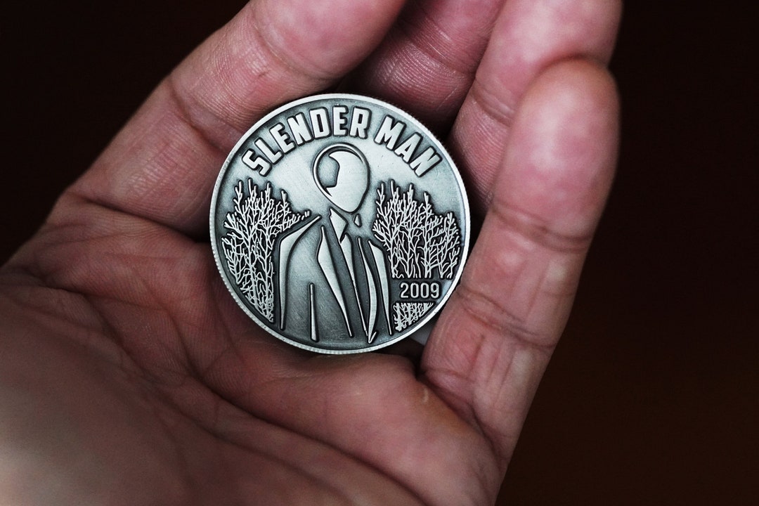Slender Man Urban Legend Series Challenge Coin - Etsy
