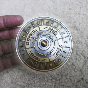 Spinning Tarot Disc Coin Deck: 78 Arcana Cards - Etsy