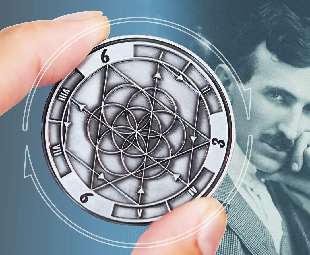 369 Spinning Manifestation Tool , Keys to the Universe Coin by Nikola ...