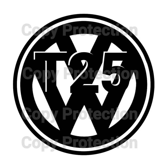 VW T25 Stickers Logo - Etsy UK