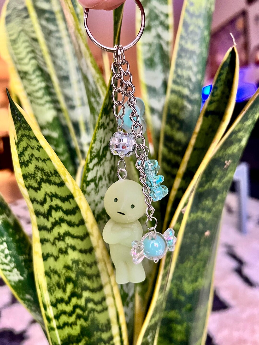 Smiski Thinking Keychain! - Etsy