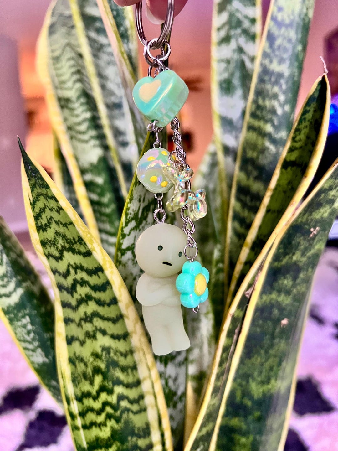 Smiski Thinking Keychain! - Etsy