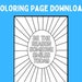 Smile Coloring Page - Coloring Sheet - Digital Download - Digital File ...